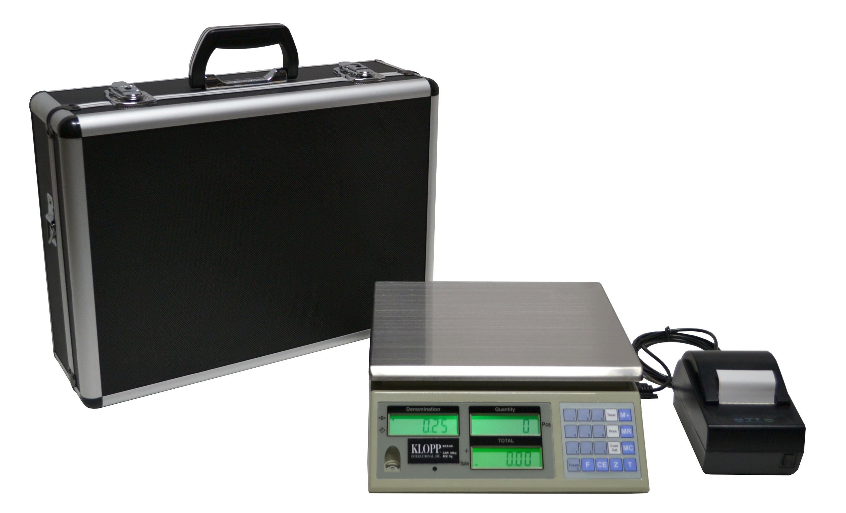 KLOPP Model KCS-60 Coin Counting Scale — CashCounterMachines.com
